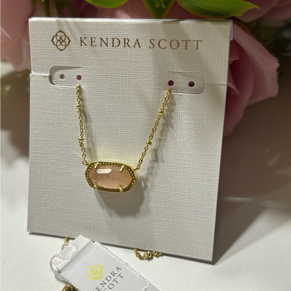 Kendra Scott | Jewelry | Nwt Kendra Scott Elisa Gold Short Satellite Pendant Necklace In Rose ...